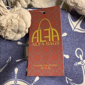 Bags | Blue Tote Anchor Boating Beach Tote Zip | Poshmark